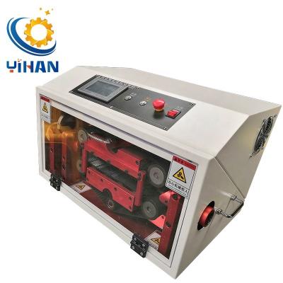 China YH-1200 Corrugated Tube Pipe Cutting Machine 0.1-9999.9mm Stripping Length 560W for sale