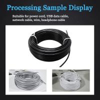 China Desktop Cable Cutting and Binding Machine YH-545M 200W for Power and Data Cables for sale