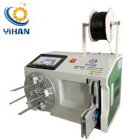 China Adjustable Power Flat Electric Wire Cable Winder for Manual and Automatic Coil Winding for sale