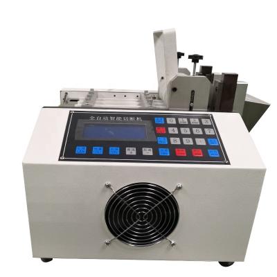 China PVC Tube Cutting Machine 0.1-100mm Width Intelligent Plastic Sleeving Cutter 220V for sale