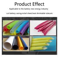 China PVC Tube Cutting Machine 0.1-100mm Width Intelligent Plastic Sleeving Cutter 220V for sale
