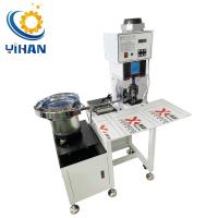 China 30MM Pressure Stroke Automatic Vibrating Plate Feeding Power Cord Crimping Machine for sale