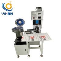 China 30MM Pressure Stroke Automatic Vibrating Plate Feeding Power Cord Crimping Machine for sale