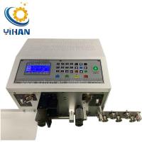 China Automatic Cable Wire Cutting Stripping Machine 550W 1-99999mm Length English Display for sale