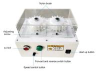 China 10W Motor Power Shielded Wire Brushing Machine with Braided Wire Reeling Capability for sale
