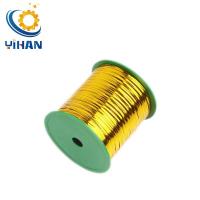 China Iron Core Gold and Silver Cable Tie for Bread Packing Sealing Rope L 360m W 4mm for sale