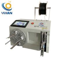China Semi-Auto Flat Cable Coiling Winding Machine Tying Range 18-45mm YH-R1845 for sale
