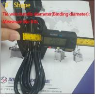 China Semi-Auto Flat Cable Coiling Winding Machine Tying Range 18-45mm YH-R1845 for sale