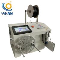 China USB Cable Coiling Machine 120-200mm Binding Length Adjustable Diameter Automatic Winding for sale