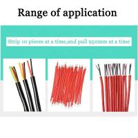 China High Temperature Wire 420KG Hot Stripping Computer Cutting Machine for Nylon Braided Wire for sale