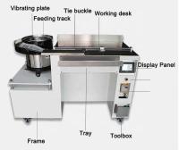 China Automatic Cable Tie Machine 220V 750W Self-Locking Nylon Zip Ties for Wire Harness Bundling for sale