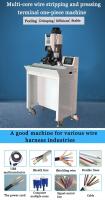 China Multicore Sheath Cable Stripping and Terminal Crimping Machine for 290*350*660 Cables for sale