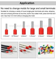 China Fast and Accurate Wire Terminal Stripping Crimping Machine for 0.75-1.0mm2 Wire Range for sale