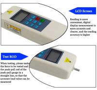 China Digital Push Pull Force Gauge Dynamometer 500N 50kg High Precision Tester with RS232 for sale