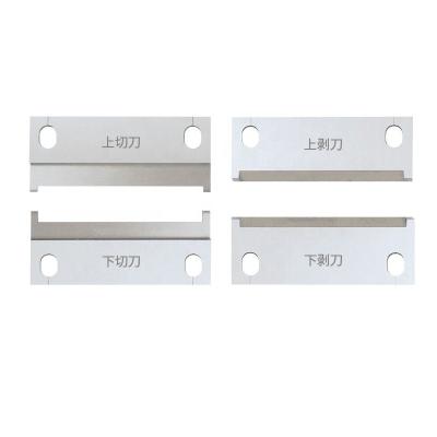 China 3F Core Wire Peeling Machine Blade Pneumatic Stripping Knife 4 Piece Set Customizable for sale