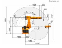 China KUKA KR 340 R3330 Industrial Robot Arm - 340kg Payload, 3326mm Reach, 6-Axis Floor Mounted Automation for sale