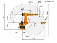 China KUKA KR 480 R3330 MT Industrial Robot Arm - 480kg Payload, 3326mm Reach, IP65 Rated for sale