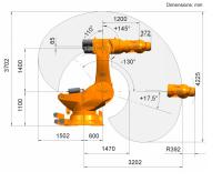 China KUKA KR 1000 Titan Industrial Robot - 1000kg Payload, 3202mm Reach, 6-Axis Automation System for sale