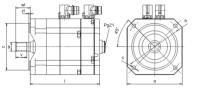 China KUKA 2.8 kW Servo Motor MG_220_130_25_S0 with 27,500 RPM and 10.75 Nm Torque for Industrial Robotics for sale