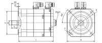 China KUKA ME_250_180_37_S0 Robot Servo Motor 6.6 kW 3000 RPM IP64 Protection for sale