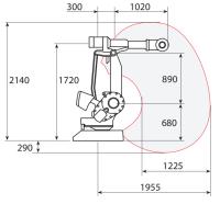 China IRB 4400 Industrial Robotic Arm 60kg Payload 1.96m Reach 6 Axis IP67 for sale