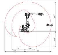 China ABB IRB 5710-110/2.3 Industrial Robot Arm with 110kg Payload and 2.3m Reach for Material Handling and Assembly for sale