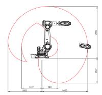 China ABB IRB 5720-180/2.6 Industrial Welding Robot with 180kg Payload and 2.6m Reach for Automated Manufacturing for sale