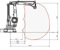 China ABB IRB 460-110/2.4 Industrial Palletizing Robot - 110kg Payload, 2.4m Reach, 4-Axis Design for sale