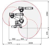 China ABB IRB 6620 Industrial Robot Arm - 150kg Payload, 2.2m Reach with IP67 Protection for Palletizing Applications for sale