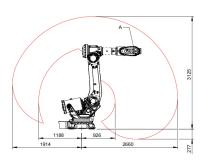 China IRB 6710-210 6 Axis Industrial Robot Arm 210kg Payload 2.65m Reach for Palletizing for sale