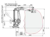 China Palletizing Industry Robot Arm IRB 760 Wireless Robotic Arm Handling 4 Axes for sale