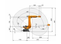 China KUKA KR 210 R2700-2 Industrial Robot 210kg Payload 2700mm Reach 6 Axis Floor Mount for sale