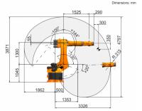 China KUKA KR 240 R3300 Six Axis Industrial Robot 240kg Payload 3326mm Reach for Manufacturing Handling for sale