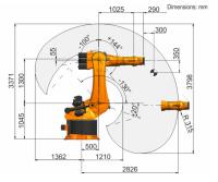 China KUKA KR 500 R2830 MT Industrial Robot - 500kg Payload, 2826mm Reach, 6-Axis Heavy Duty Automation for sale
