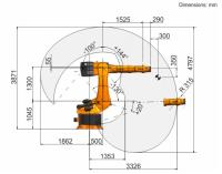 China KUKA KR 420 R3330 Industrial Robot - 420kg Payload, 3326mm Reach for Heavy-Duty Palletizing for sale