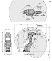 China Kawasaki RS005N Industrial Robot Arm with 5kg Payload Capacity and 705mm Reach for Automation for sale