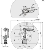 China Kawasaki RS007N 6-Axis Industrial Robot Arm - 7kg Payload, 730mm Reach, IP67 Rating for sale