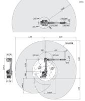 China Kawasaki RS015X 6-Axis Industrial Robot Arm with 15kg Payload and 3150mm Reach for Ceiling Mounting for sale