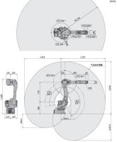 China Kawasaki RS020N 6-Axis Industrial Robot Arm - 20kg Payload, 1725mm Reach, IP67 Rating for sale