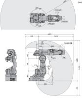 China Kawasaki BX100S Collaborative Robot Arm 100kg Payload 1634mm Reach for Industrial Welding Applications for sale