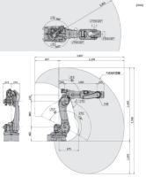 China Kawasaki BX100N Industrial Robot Arm - 100kg Payload, 2200mm Reach, 6-Axis Floor Mounting System for sale