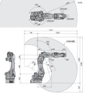 China Kawasaki BX165N Industrial Robot with 165kg Payload and 2325mm Reach - 6-Axis Floor Mount Design for sale