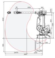 China IRB 4400L-10/2.53 Industrial Robot Arm 10kg Payload 2.53m Reach 6 Axis for sale