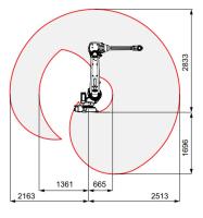 China 4600/20   Six Axis Industrial Robot For  Machine Palletizing for sale