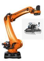 China KUKA KR180 R3200 PA Palletizer Robot - 180kg Payload, 3195mm Reach, 5-Axis Industrial Automation for sale