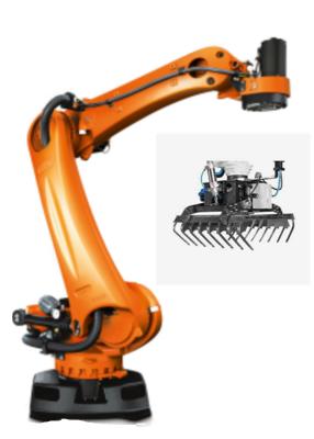 China KUKA KR180 R3200 PA Palletizer Robot - 180kg Payload, 3195mm Reach, 5-Axis Industrial Automation for sale