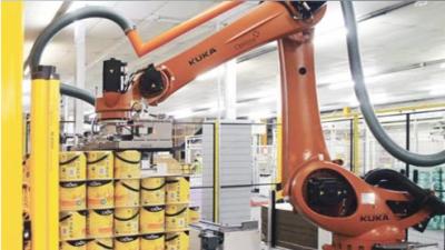 China KUKA KR 120 PA 5-Axis Palletizing Robot 120kg Payload 3195mm Reach for sale