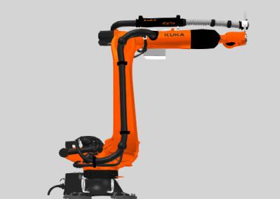 China KR150 R3100-2 6-Axis Industrial Robot Pipeline Package with 6-Month Warranty for Custom Cable Protection for sale