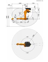 China KUKA KR 210 R2700 Industrial Pick and Place Robot 210kg Payload 2556mm Reach for sale