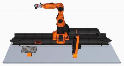 China ESTUN ER180-3100-PL Industrial Robot Arm with 2.5 m/s Speed and ±0.02mm Precision for KR AGILUS Series for sale